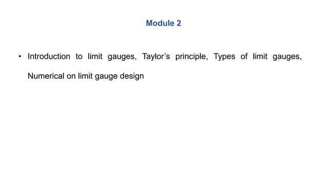 Limit Gauges | PPTX | Physics | Science