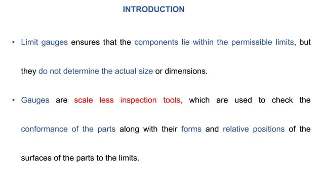 Limit Gauges | PPTX | Physics | Science