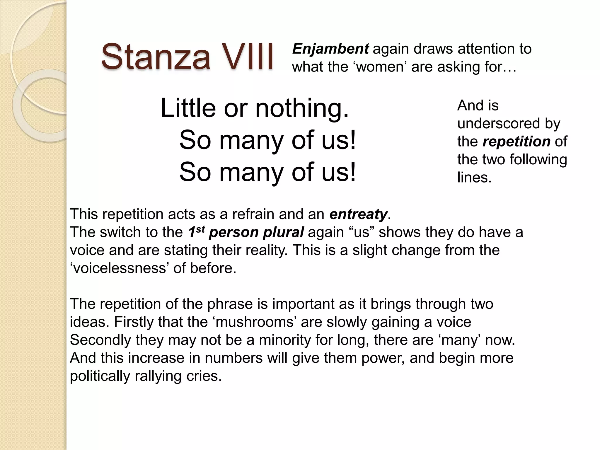 Mushrooms Sylvia Plath | PPTX