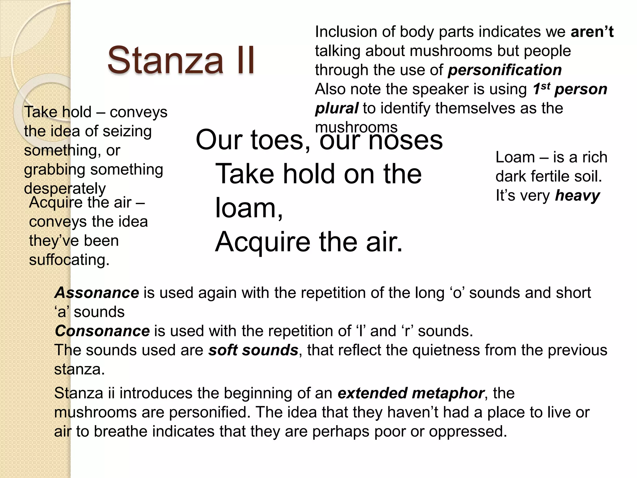 Mushrooms Sylvia Plath | PPTX