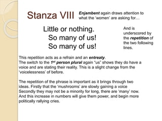 Mushrooms Sylvia Plath | PPTX