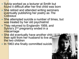 Mushrooms Sylvia Plath | PPTX