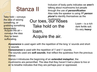 Mushrooms Sylvia Plath | PPTX