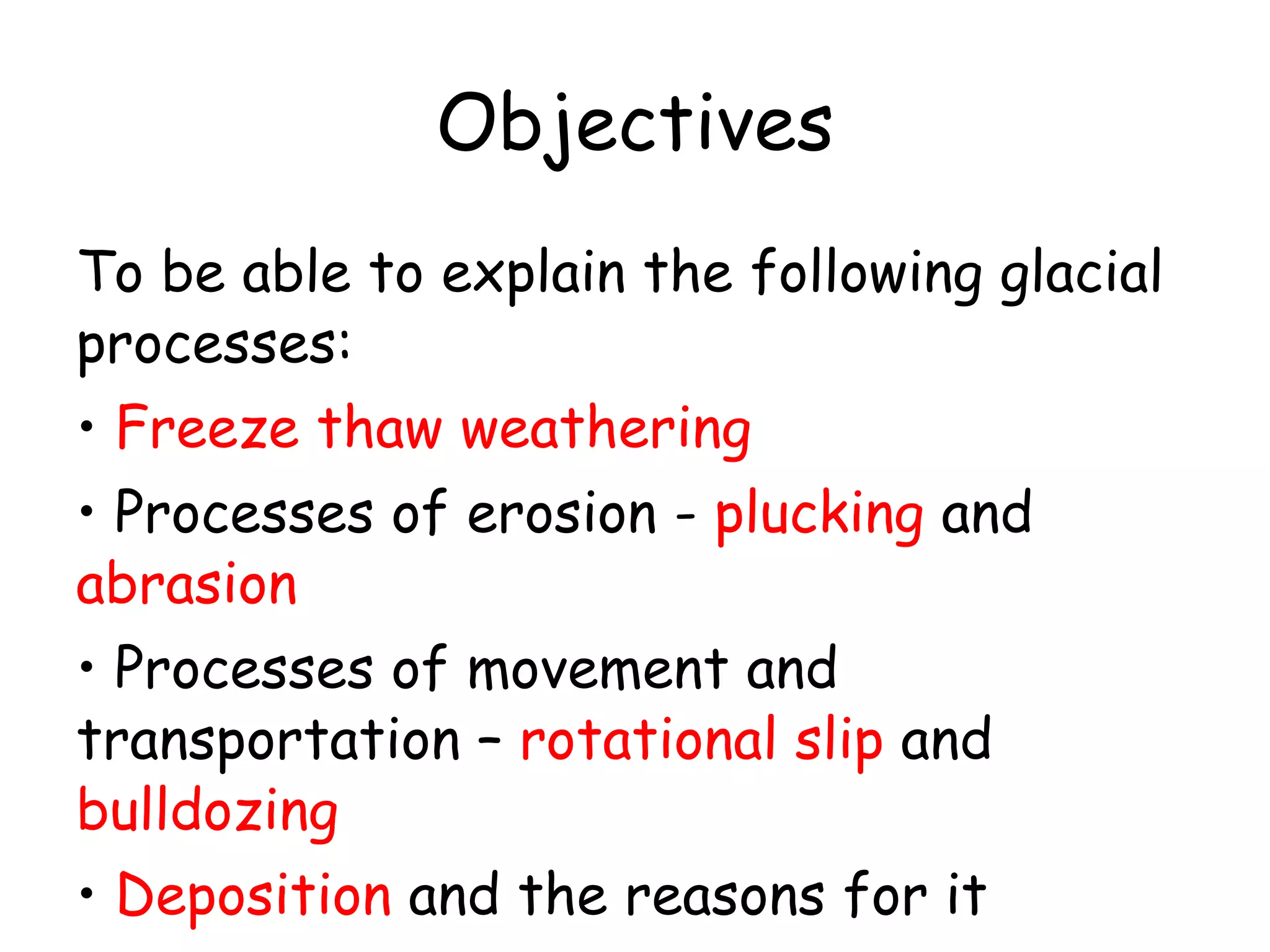 L3 Glaciation Processes | PPT