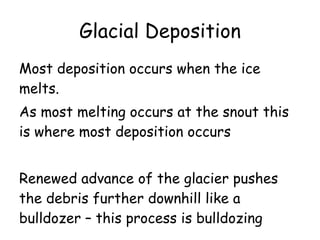 L3 Glaciation Processes | PPT | Geology | Science