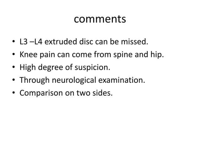 L3 l4 disc extrusion | PPT