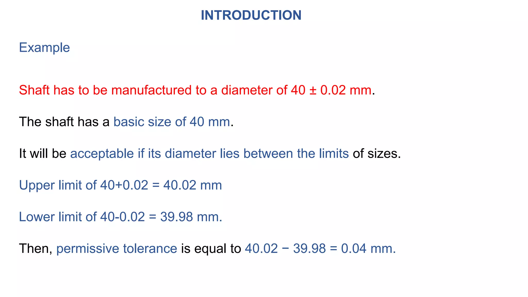 Limits, fits and tolerances | PPTX
