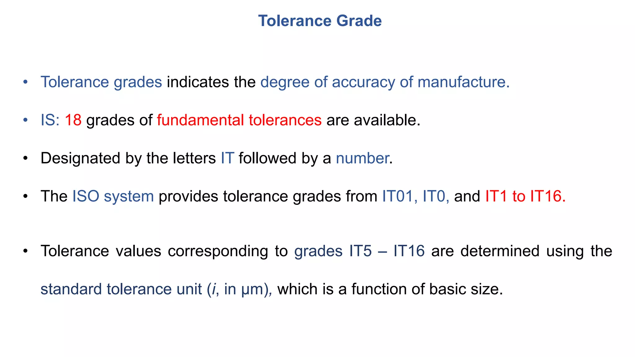 Limits, fits and tolerances | PPTX