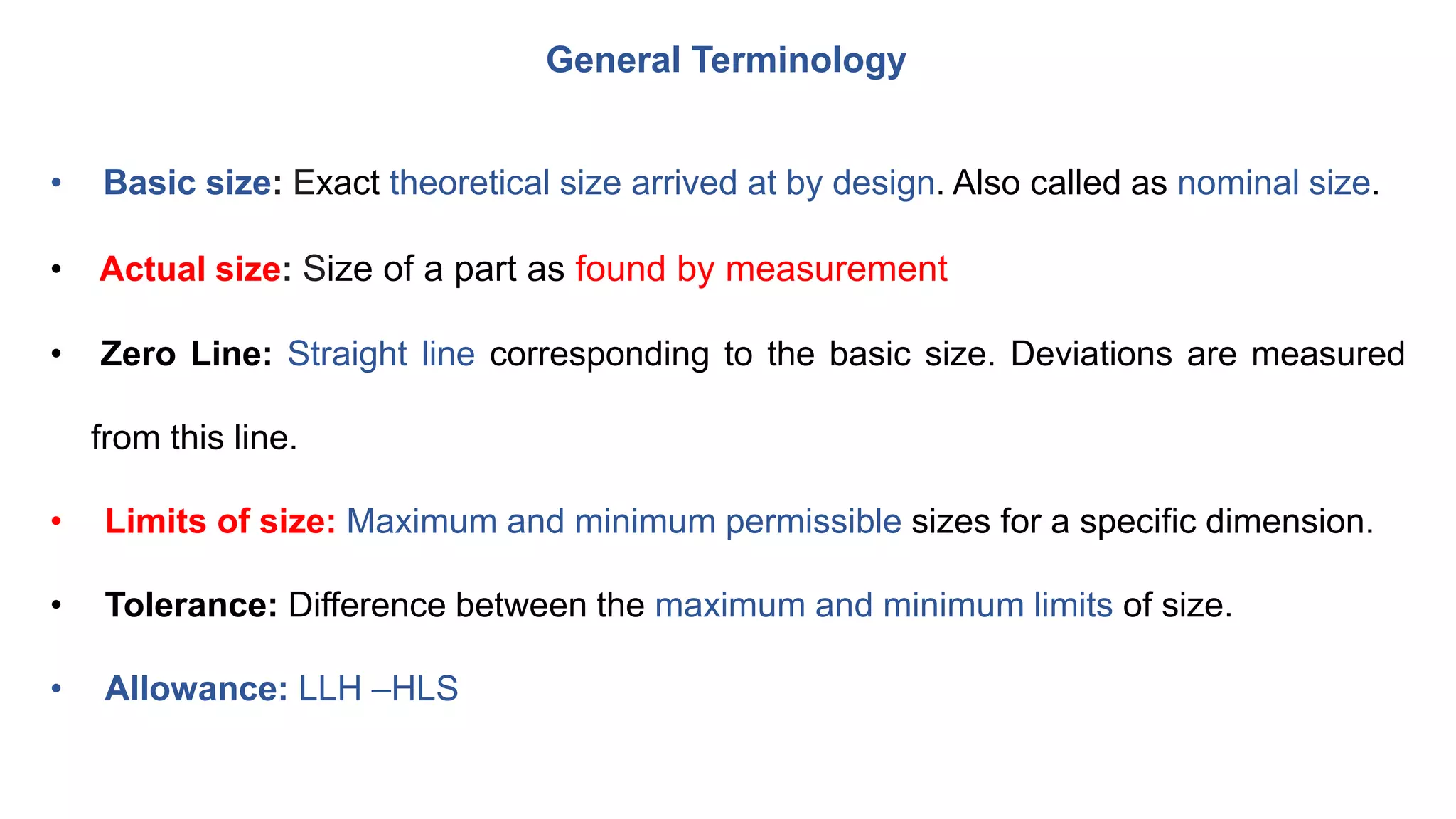 Limits, fits and tolerances | PPTX