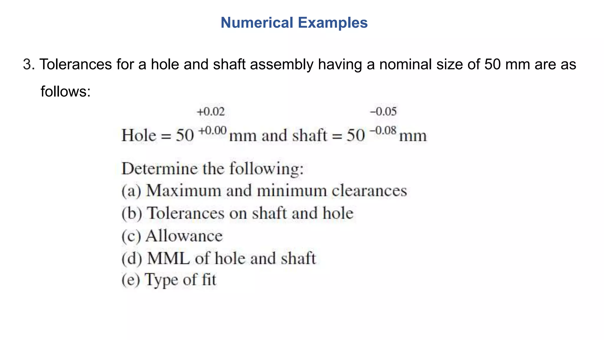 Limits, fits and tolerances | PPTX