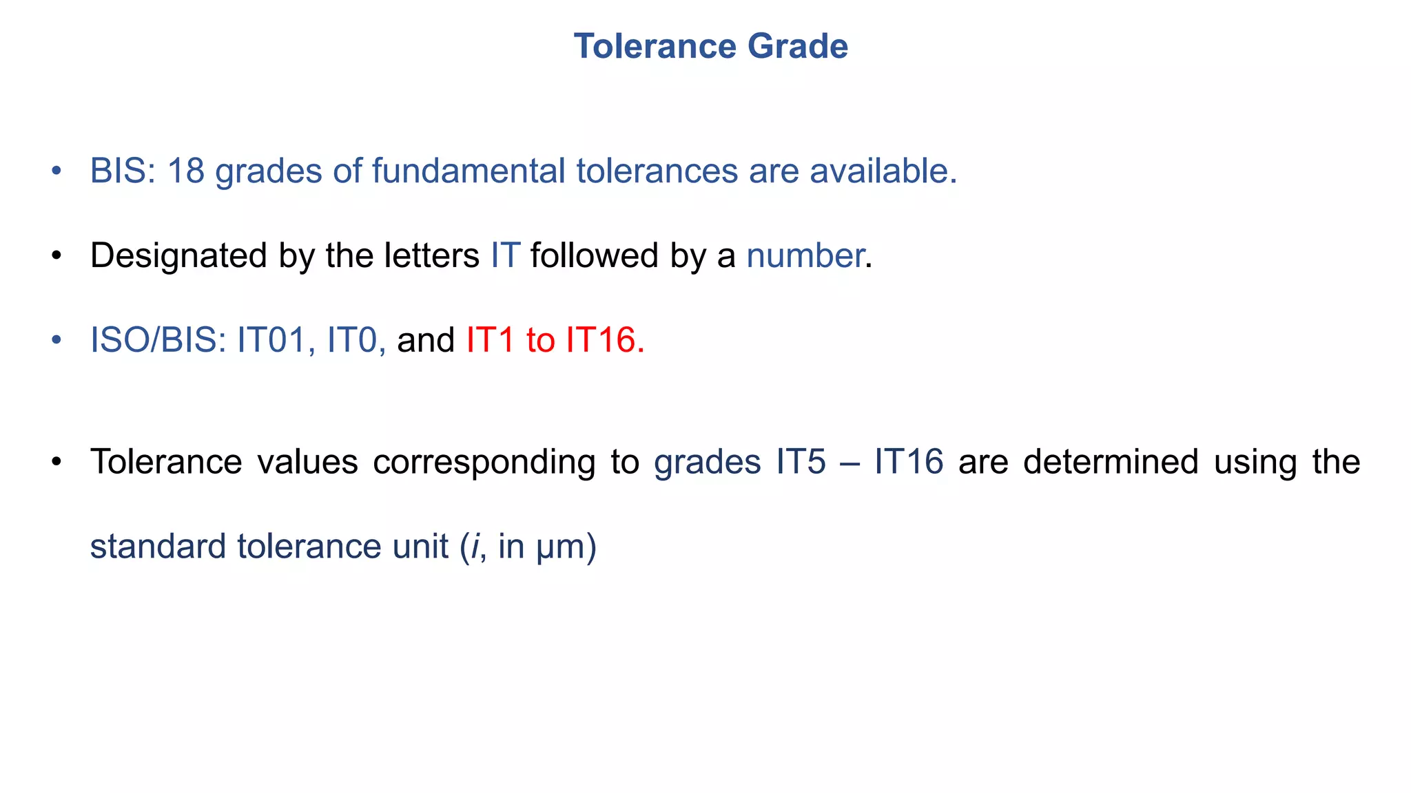Limits, fits and tolerances | PPTX