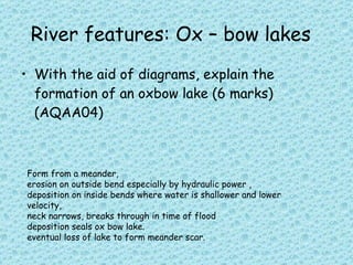 L3 Meanders And Ox Bow Lakes Bv | PPT
