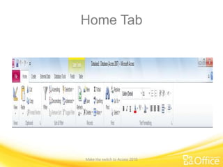 L3 ms access 2010 interface | PPTX