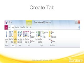 L3 ms access 2010 interface | PPTX