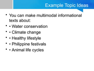 L3_Multimodal_Informational_Tect powerpoint presentation | PPTX