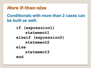 Matlab L3 Program Flow | PPT