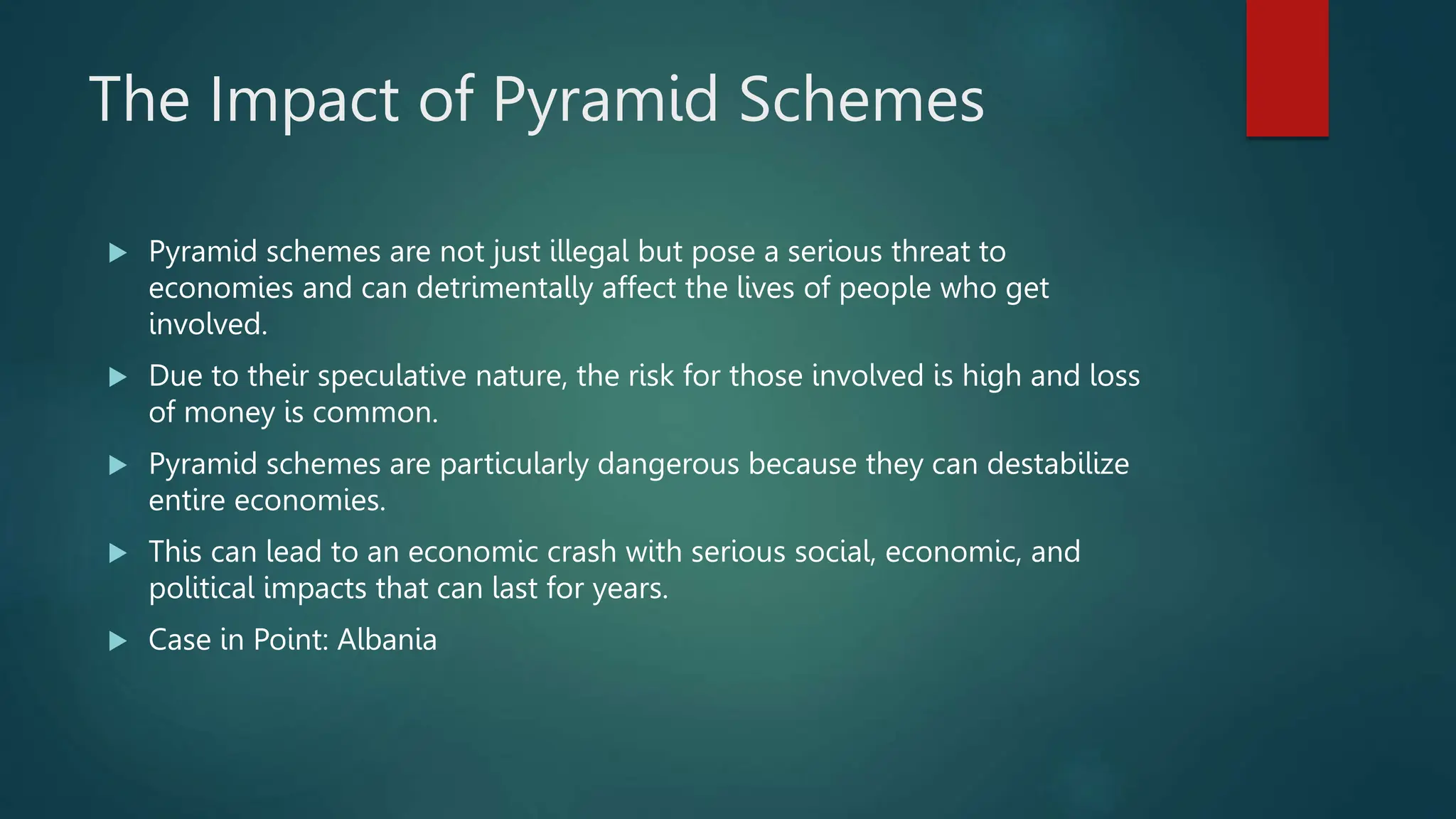 L3 Pyramid Schemes a way to identify thempptx | PPTX