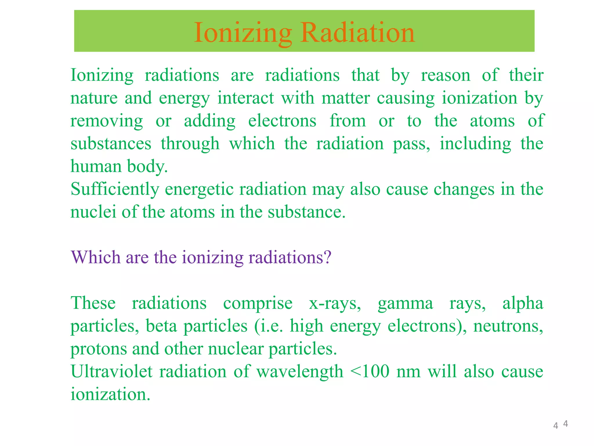 L3 radiation, radioactivity and dose units | PPT