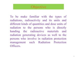 L3 radiation, radioactivity and dose units | PPT
