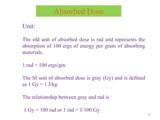 L3 radiation, radioactivity and dose units | PPT