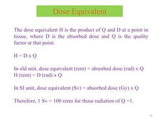 L3 radiation, radioactivity and dose units | PPT