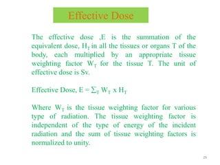 L3 radiation, radioactivity and dose units | PPT