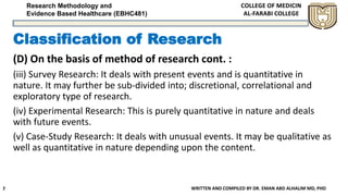 L3 different types of research | PPTX