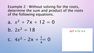 L3 Roots of Quadratic Equations.pptx