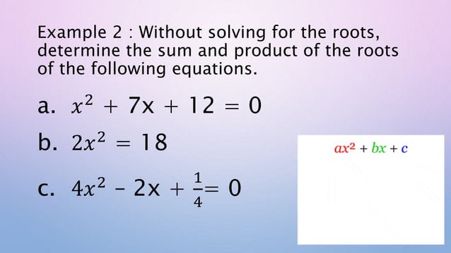 L3 Roots of Quadratic Equations.pptx