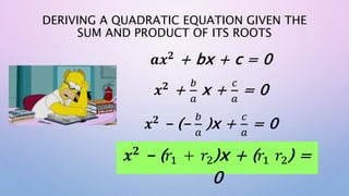 L3 Roots of Quadratic Equations.pptx