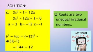 L3 Roots of Quadratic Equations.pptx
