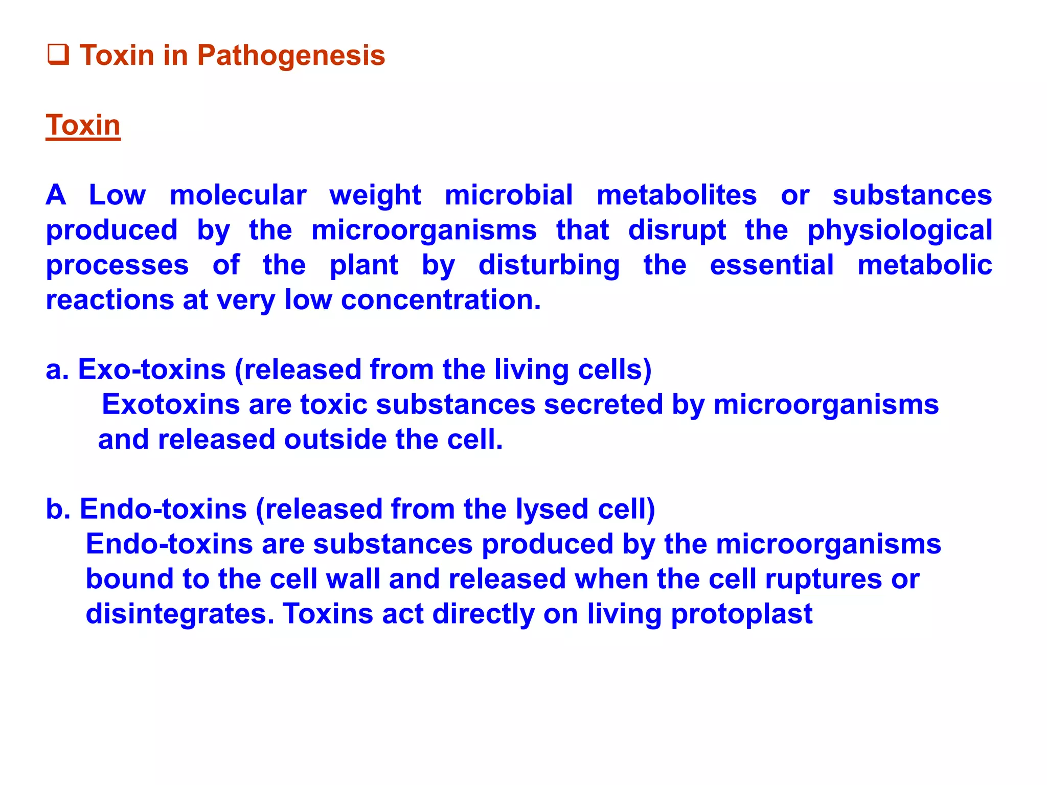 Role of toxins in pathogenesis | PPT