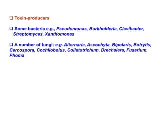 Role of toxins in pathogenesis | PPT