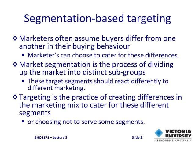 L3 segmentation bho1171 | PPT