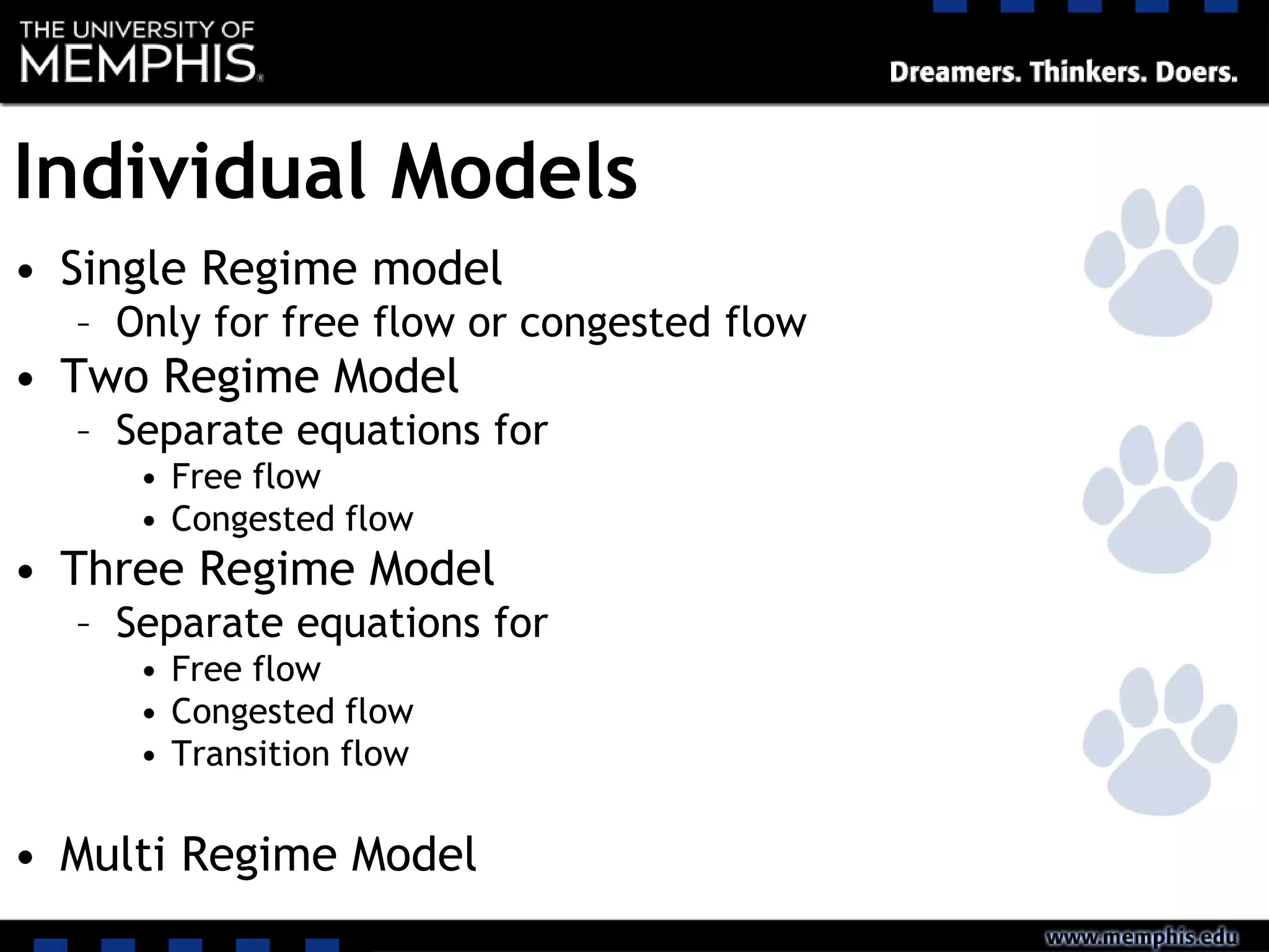 L3 Traffic Flow Models | PPT