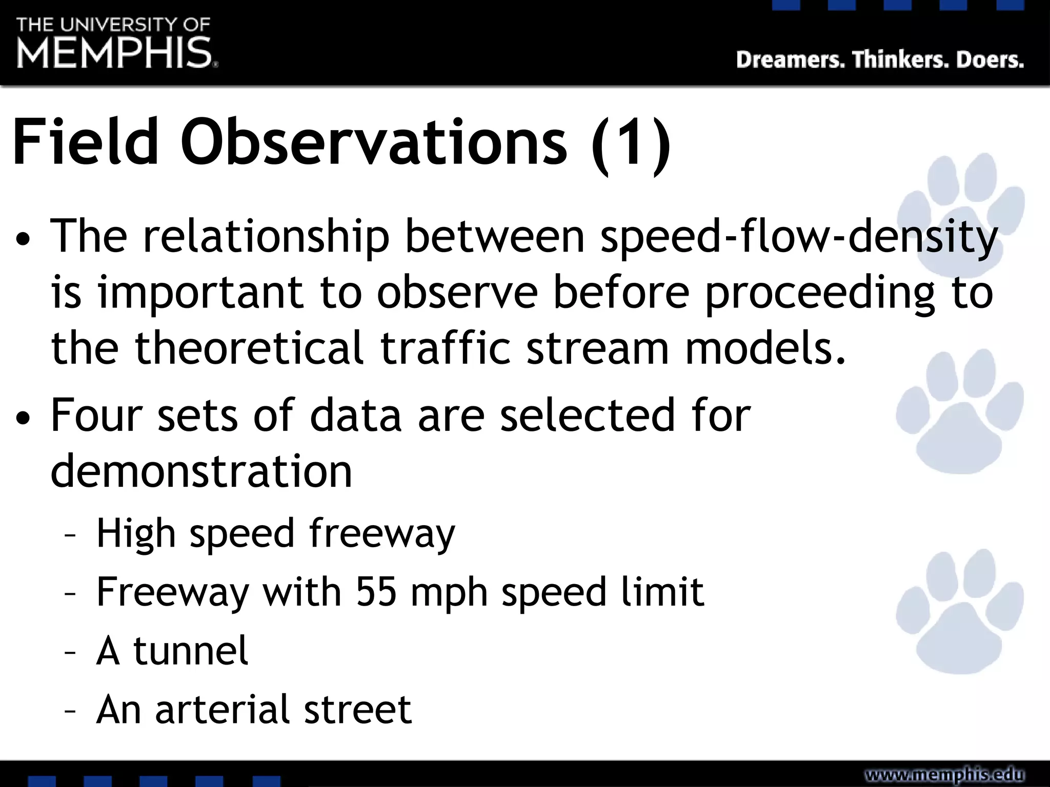 L3 Traffic Flow Models | PPT