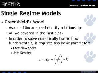 L3 Traffic Flow Models | PPT