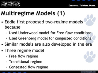 L3 Traffic Flow Models | PPT
