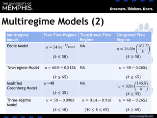 L3 Traffic Flow Models | PPT