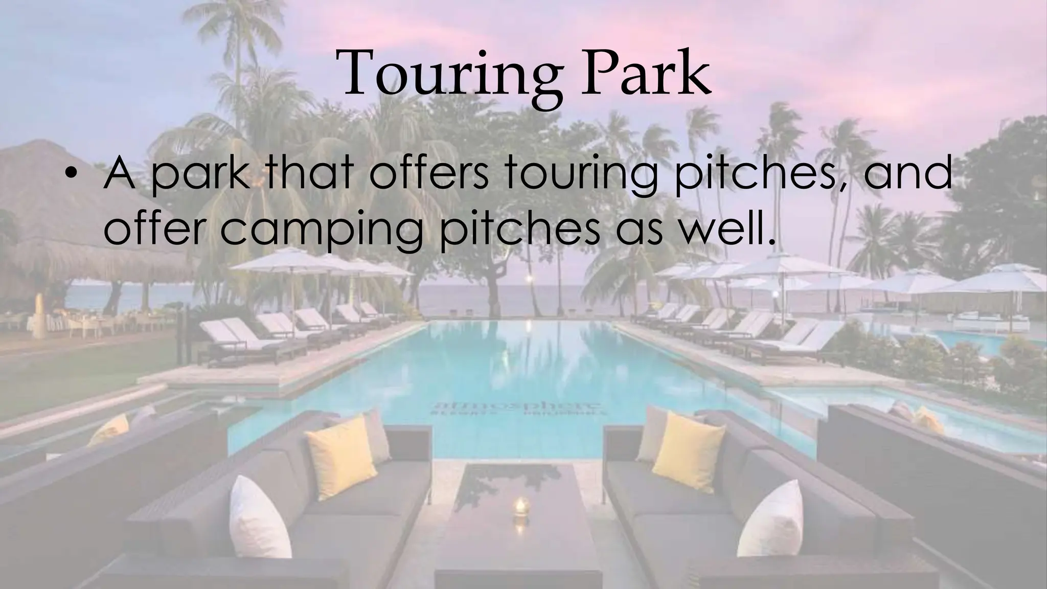 Types of Lodging Accommodations - Tourism & Hospitality Industry | PDF