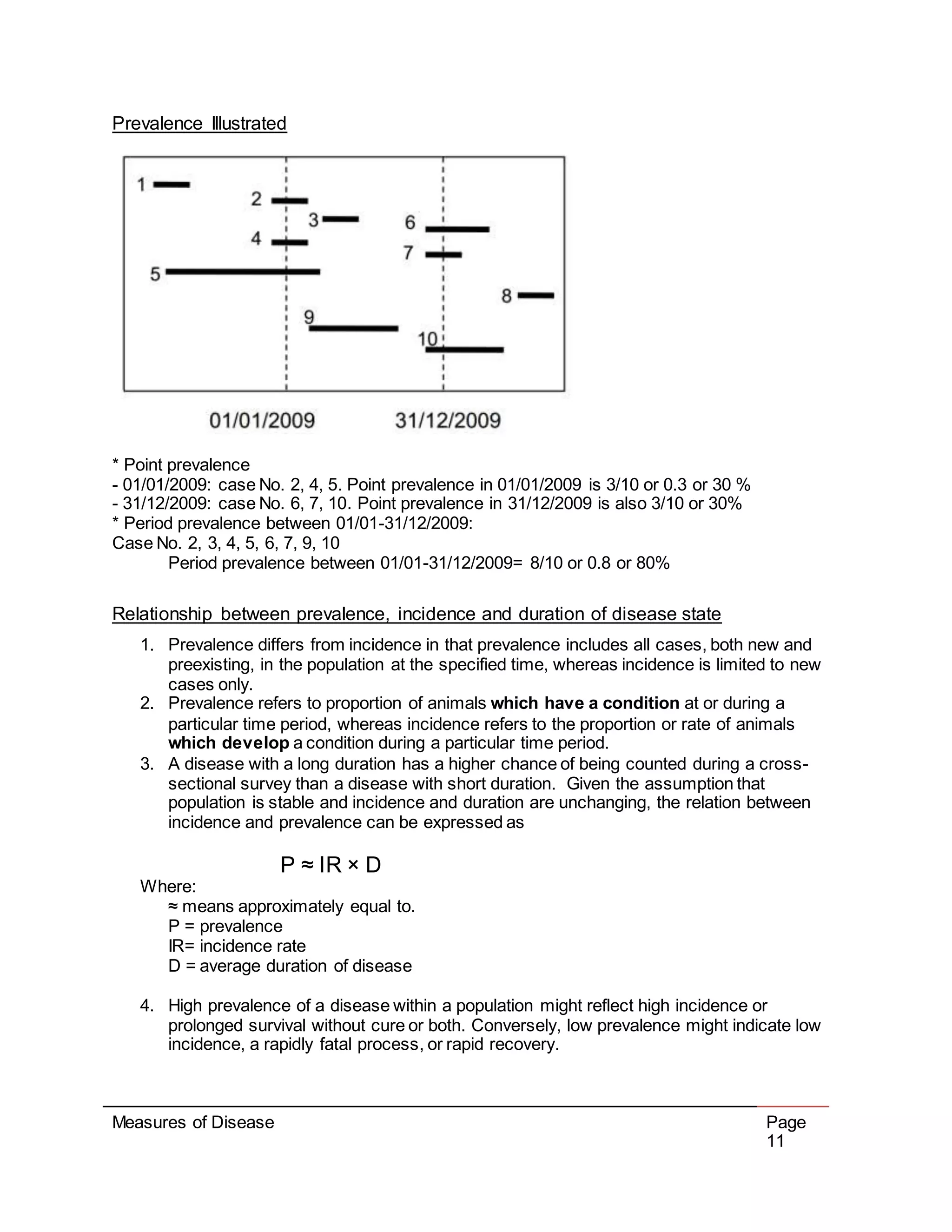 Quantifying Disease Occurrence | PDF