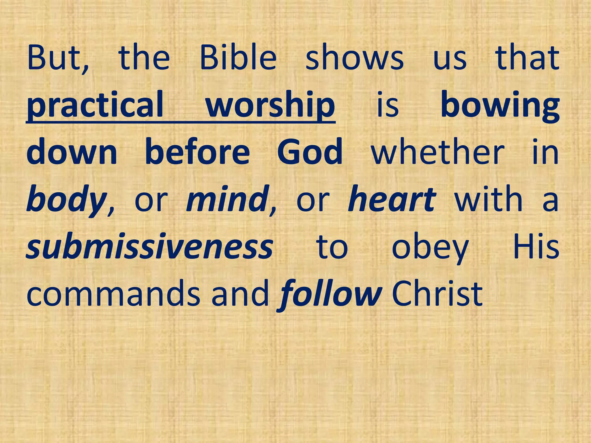 Worship Lesson 3 | PDF