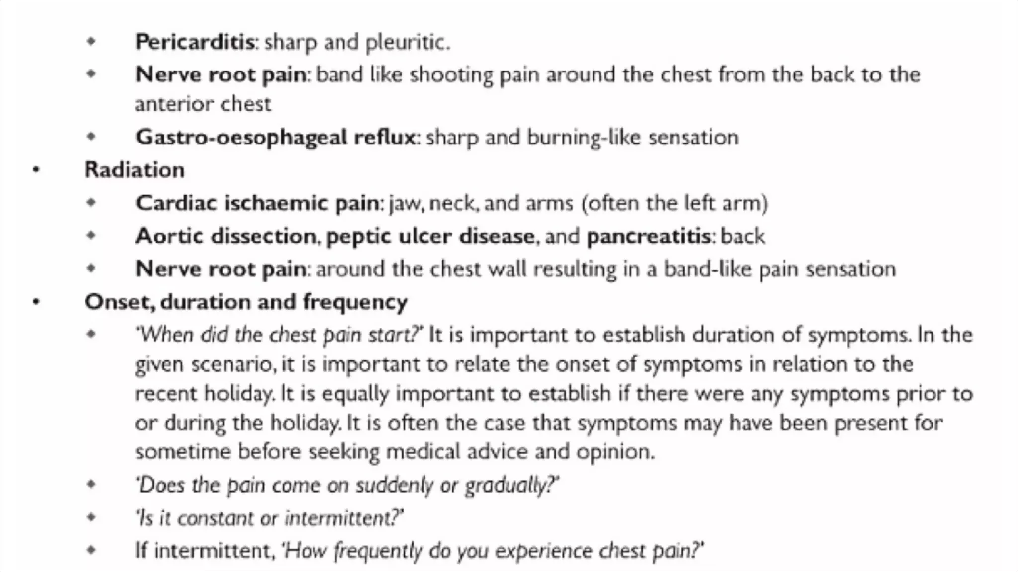L4.approach to chest pain | PDF