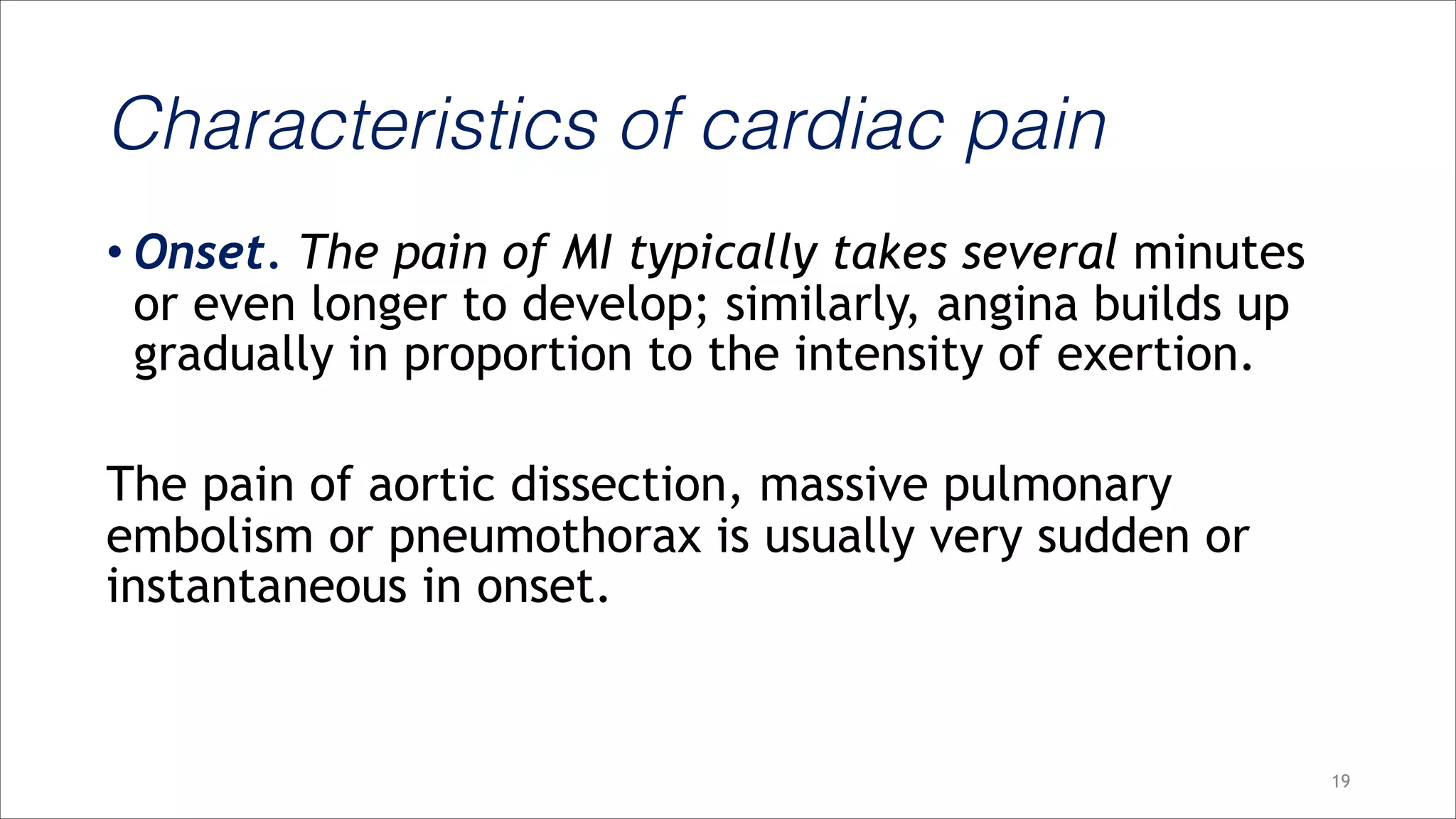 L4.approach to chest pain | PDF