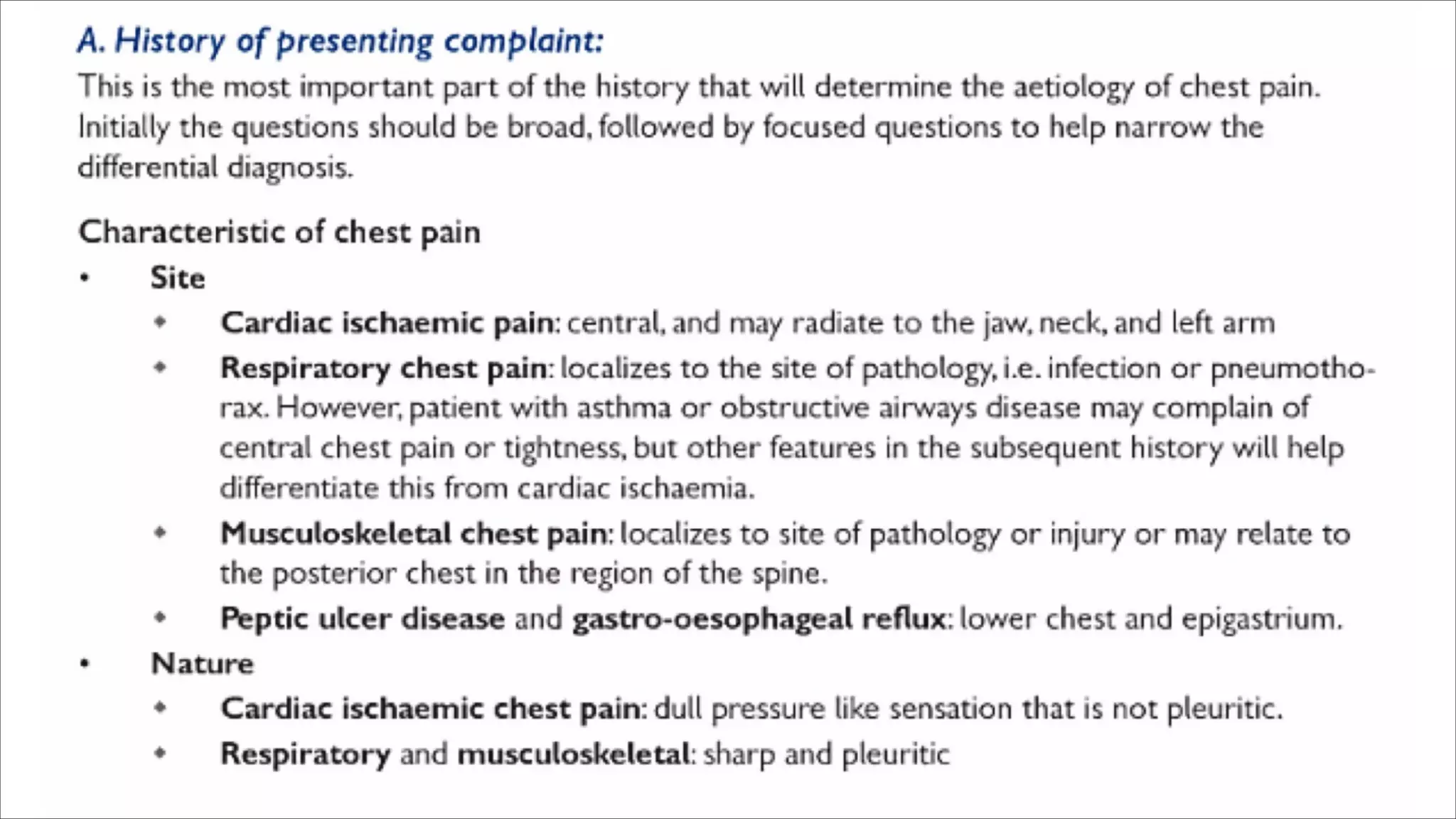 L4.approach to chest pain | PDF