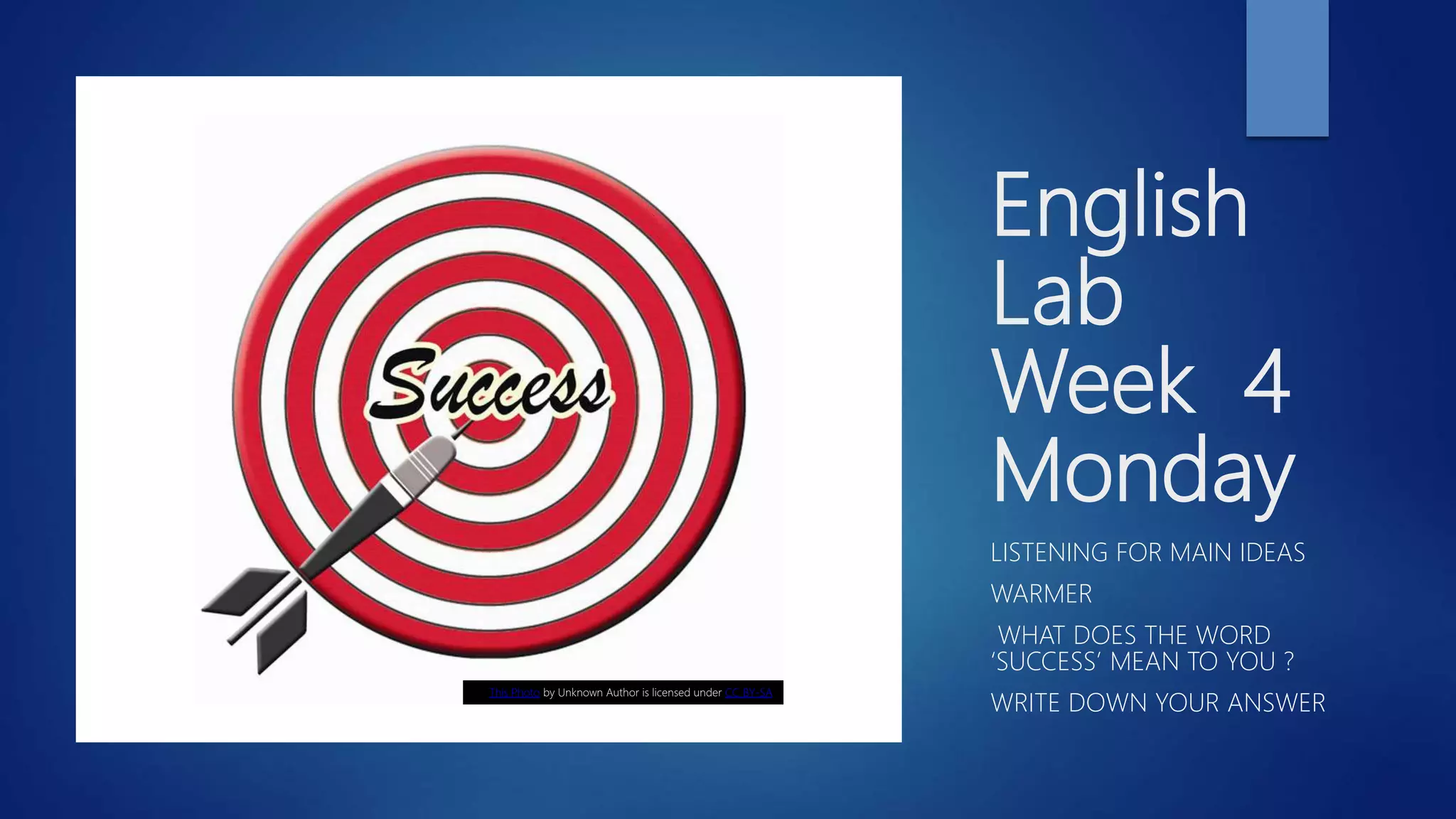 L4. english lab week 4 monday | PPT
