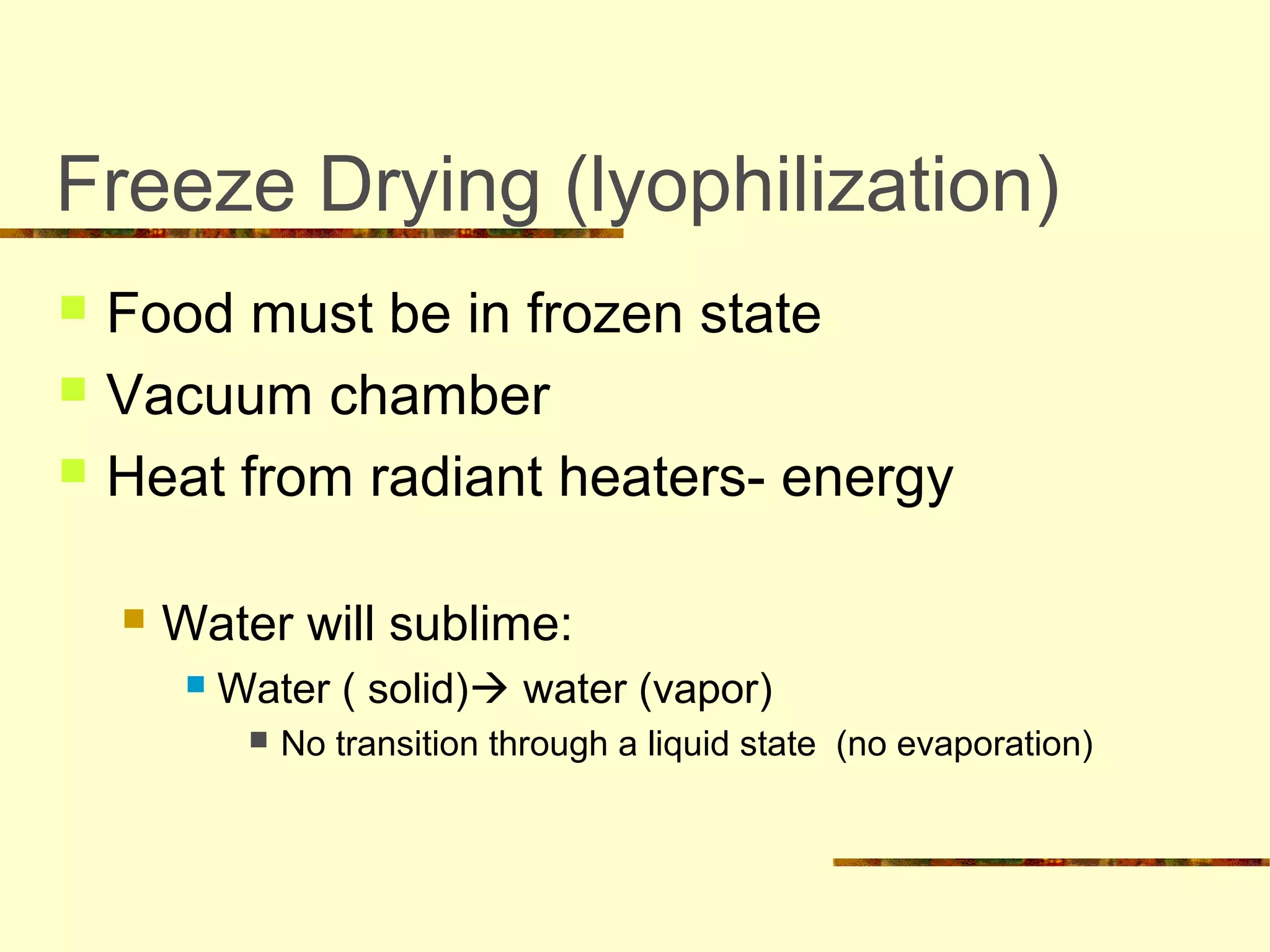 Drying of Fruits and Vegetables | PPT