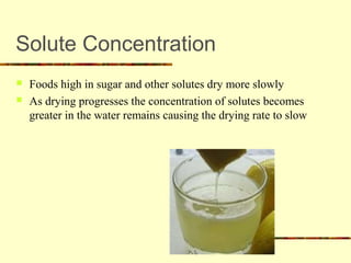 Drying of Fruits and Vegetables | PPT