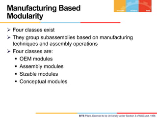 L4 2-2-types of modularity of prod archi | PPTX