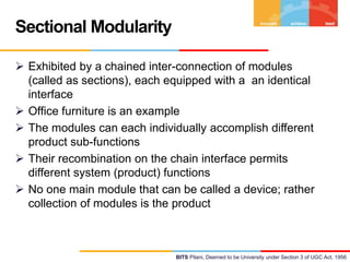 L4 2-2-types of modularity of prod archi | PPT